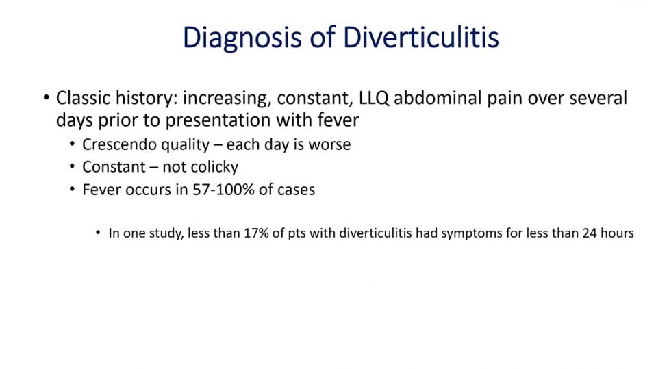 Diverticular disease explained - Red Trouser Day (RTD)