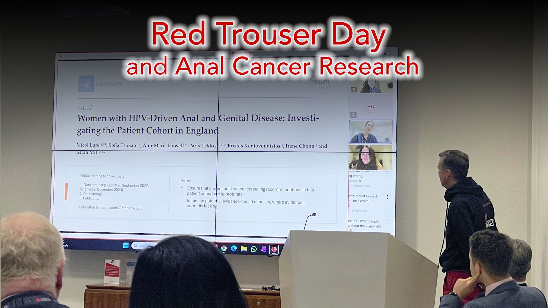 Red Trouser Day and Anal Cancer Research - Red Trouser Day (RTD)